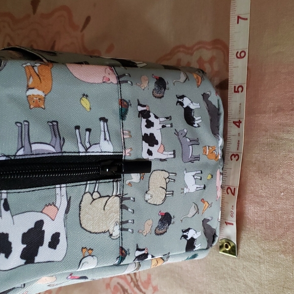 Bags | Farm Lunch Bag Horse Dairy Cow Pig Rooster Chicken Dog Turkey ...